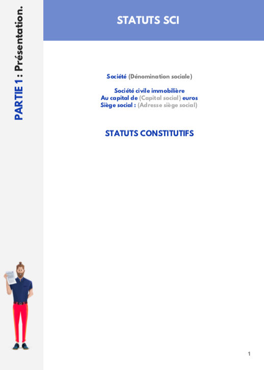 Statuts SCI - document et modèle à télécharger